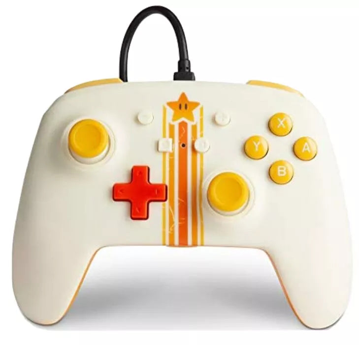 PowerA Enhanced Wired Controller Vintage Star Gamepad (Nintendo Switch ...